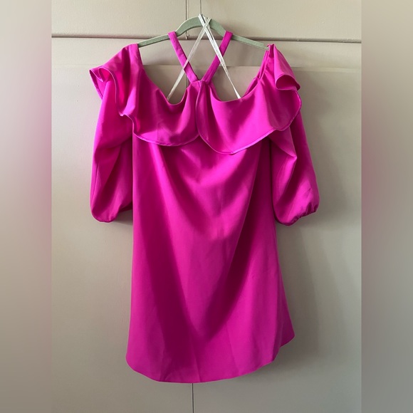 Lilly Pulitzer | Dresses | Lilly Pulitzer Hot Pink Evening Dress | Poshmark